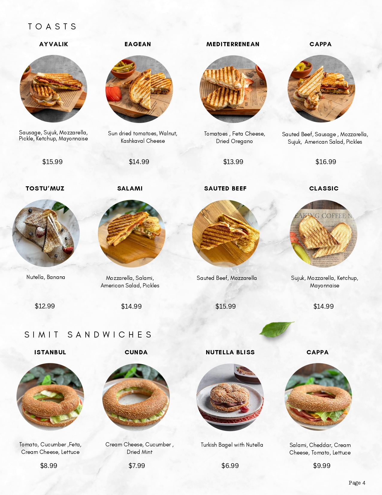 Cappadocia Breakfast & Cafe | Menu | Authentic Mediterranean Breakfast ...